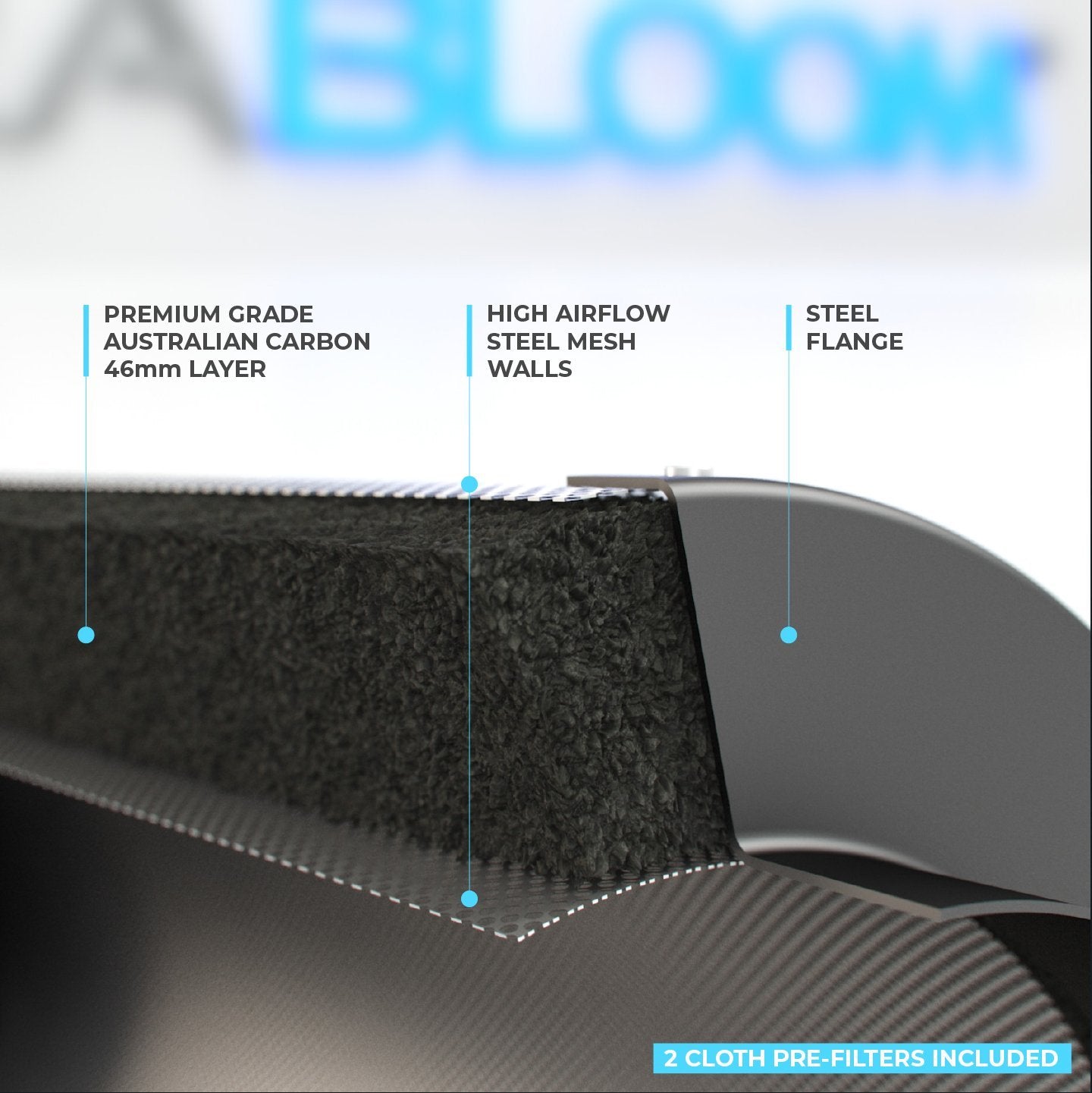 TerraBloom 10 inch carbon filter | Australian activated charcoal