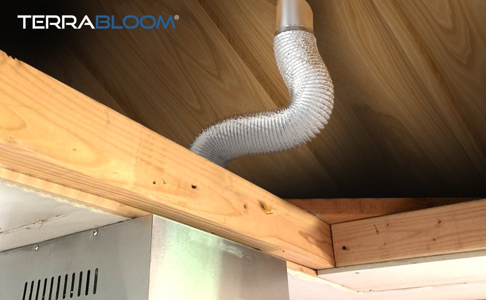 TerraBloom flexible 6 inch ducting | Aluminum
