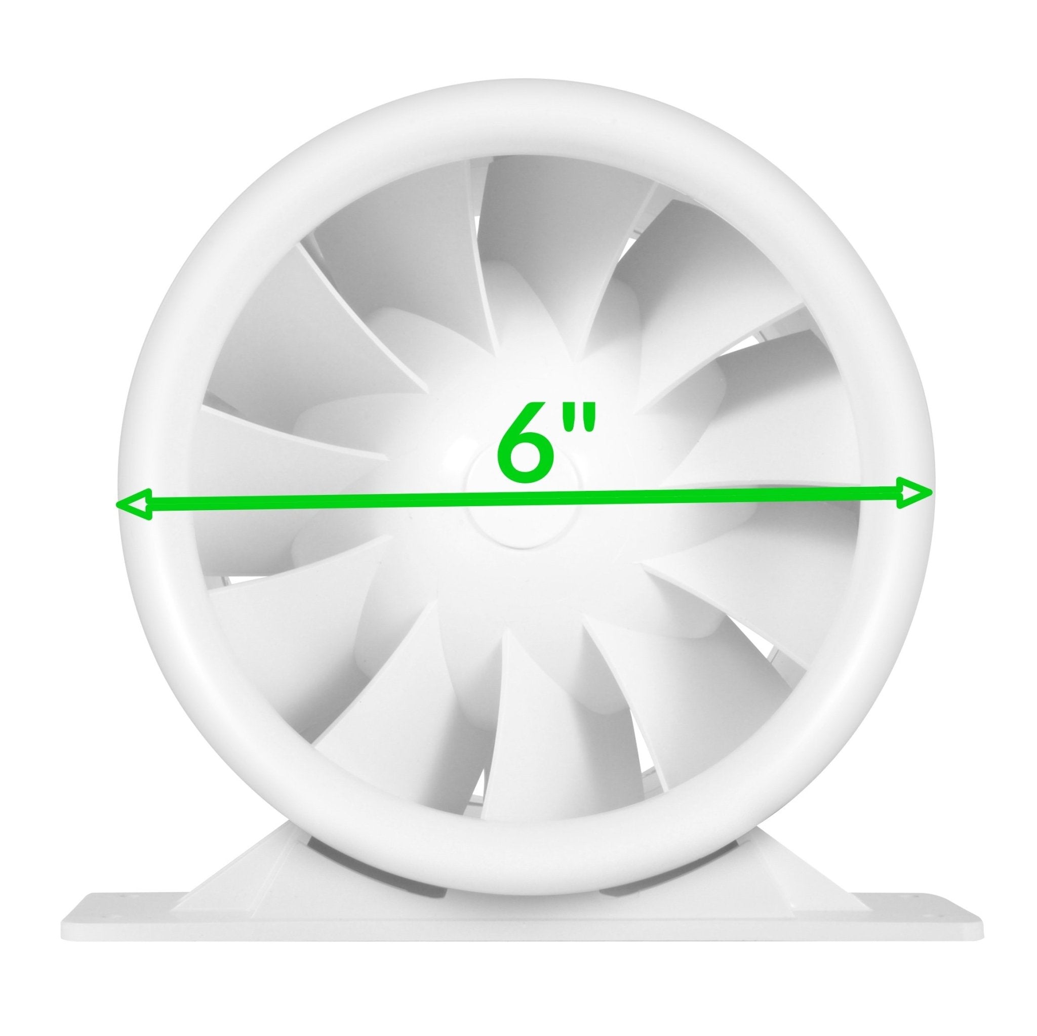 TerraBloom quiet 6 inch inline fan | Low noise series