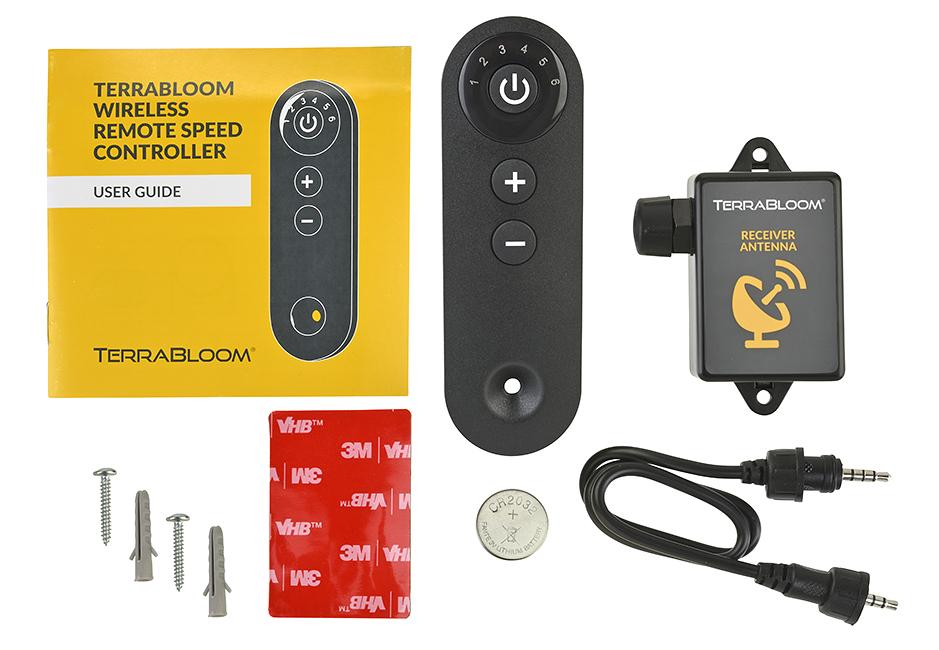 TerraBloom Wireless Remote Speed Controller Add-On Module for ECMF Ser